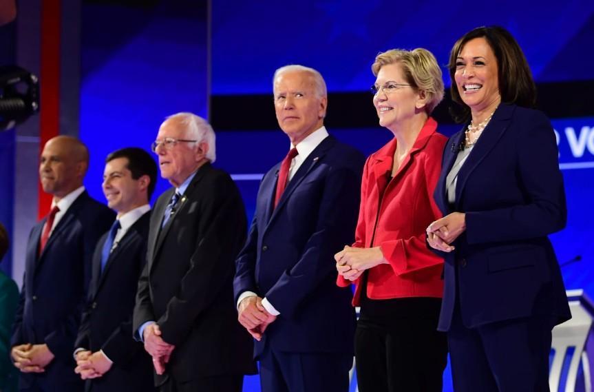 Within a crowded field, the Democratic nomination is still up for grabs ...